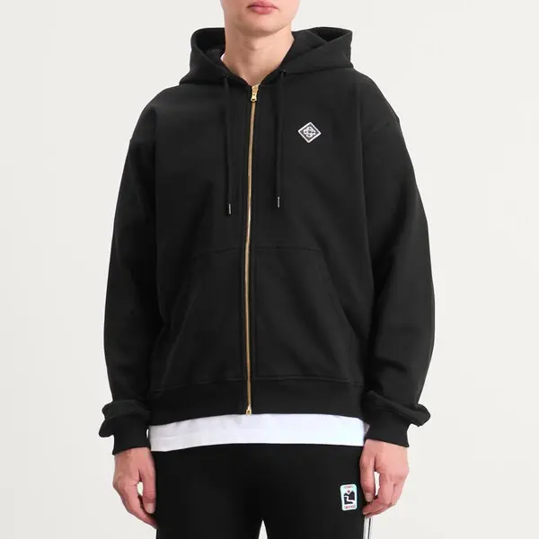 Casablanca Loopback Casa Chrome Full Zip Hoodie