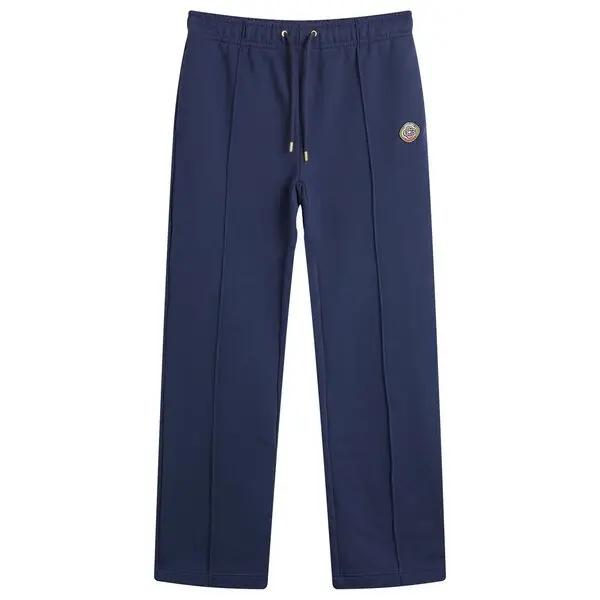 Casablanca Navy Loopback Patch Open Hem Jogger