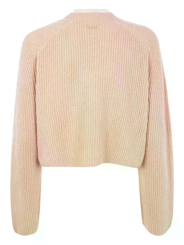 Max Mara Ribbed Wool Sweater - Neutrals