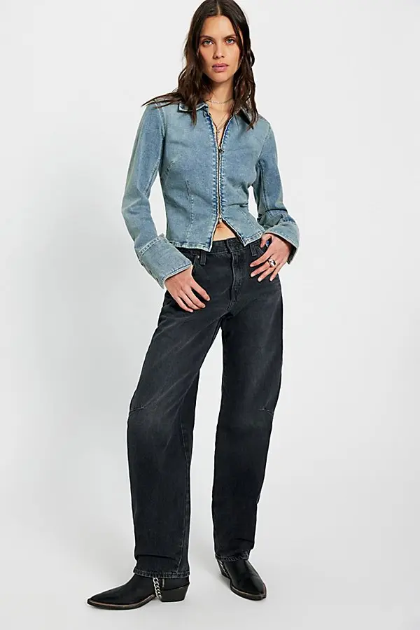 LEVI'S Baggy Dad Barrel Jeans - Rebel Edge Barrel