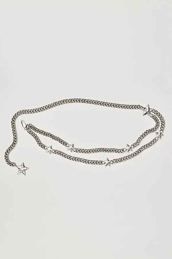 Free People Star Shine Chain Belt