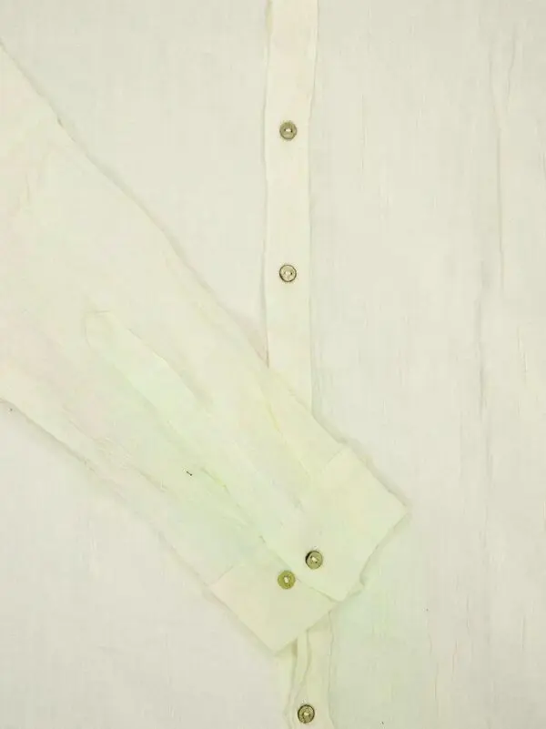 Spiritum Tulum Button-down Collar Cotton Shirt - Neutrals