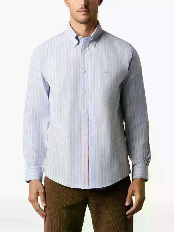 Brooks Brothers Striped-pattern Shirt - Blue