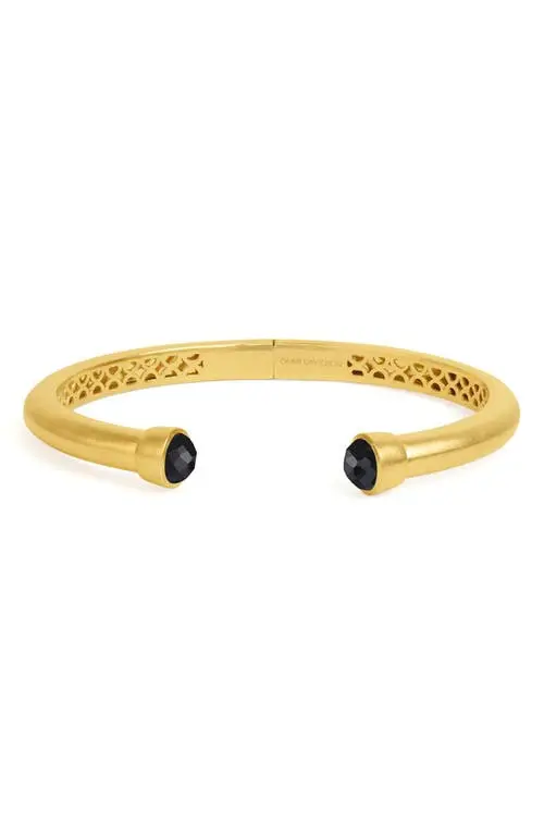 DEAN DAVIDSON Onyx Hinged Cuff Bracelet - Black Onyx/gold