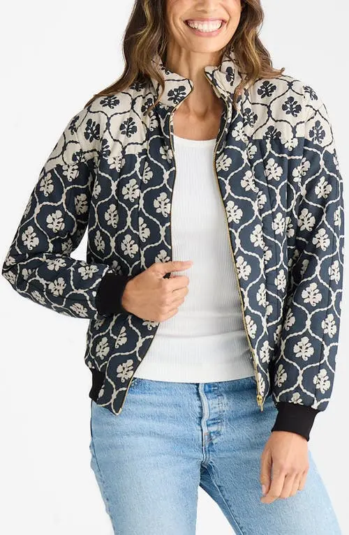 TALISMAN THE LABEL Thembie Quilted Bomber Jacket