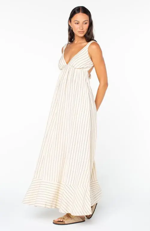Roxy Wilder Coast Stripe Maxi Sundress