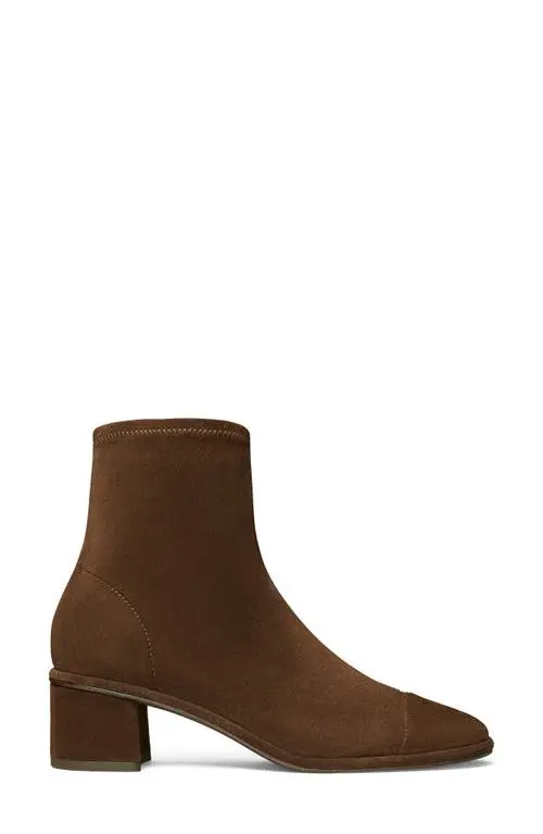 Tory Burch Cap-toe Leather Bootie