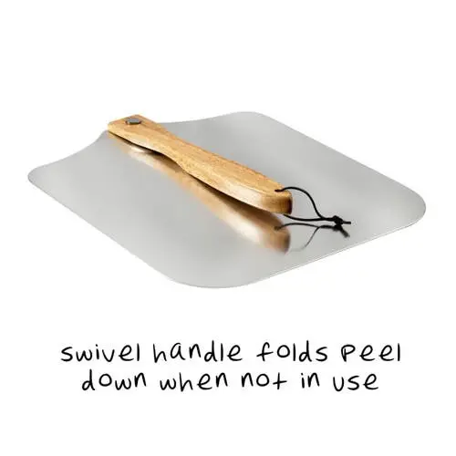 OLD STONE Aluminum Pizza Peel W/ Folding Handle