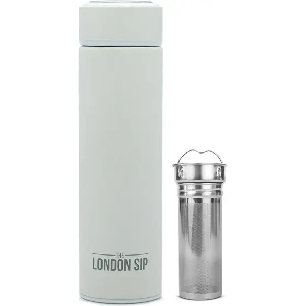 LONDON SIP Infuser Bottle 16oz - Pearl White