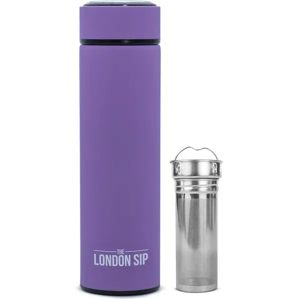 LONDON SIP Infuser Bottle 16oz - Purple