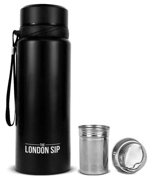 LONDON SIP Infuser Bottle 25oz - Black