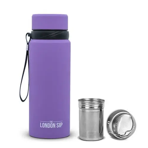 LONDON SIP Infuser Bottle 25oz - Purple