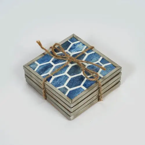 MELA ARTISANS Inlay Coasters - Gramercy