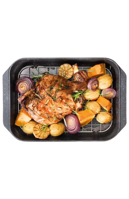 CUISINE::PRO® Granite Roaster With Rack 5.9 Qt