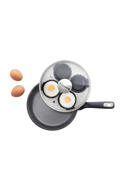 CUISINE::PRO Granite 4-egg Poacher With Lid 1.4qt