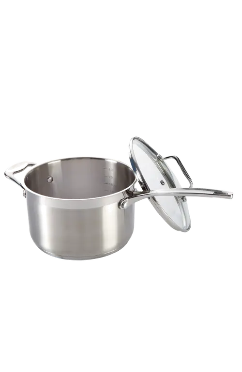 CUISINE::PRO Iconix™ 3.5 Qt Saucepan With Lid - Silver