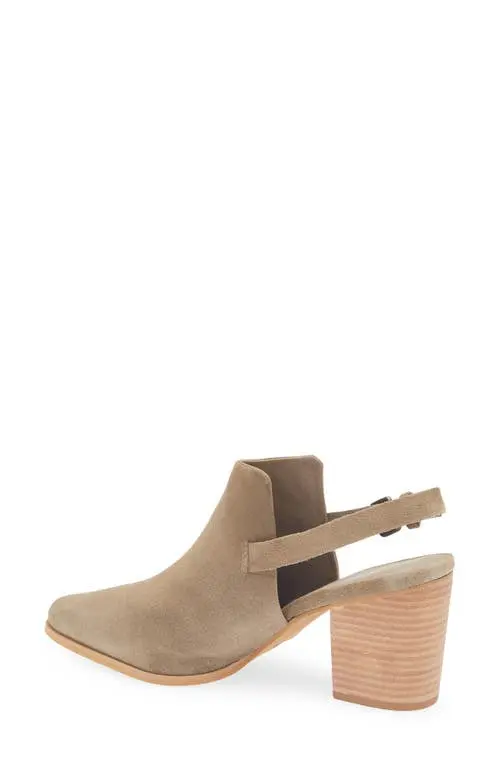CHOCOLAT BLU Evie Slingback Bootie - Taupe Suede