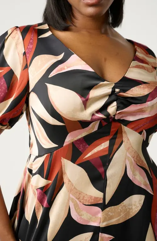 ESTELLE Laura Print Midi Dress