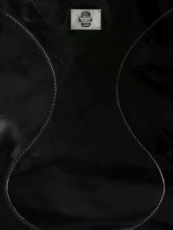 Zadig&Voltaire Jack Vintage Patent-leather Tote Bag - Black