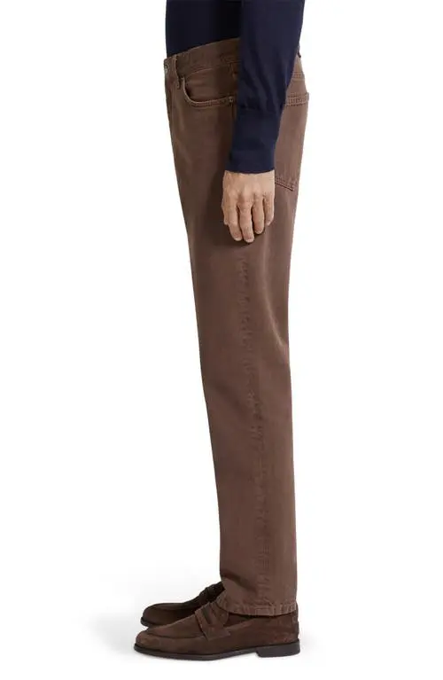 Zegna Roccia City Fit Jeans - Brown