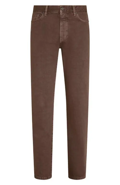 Zegna Roccia City Fit Jeans - Brown