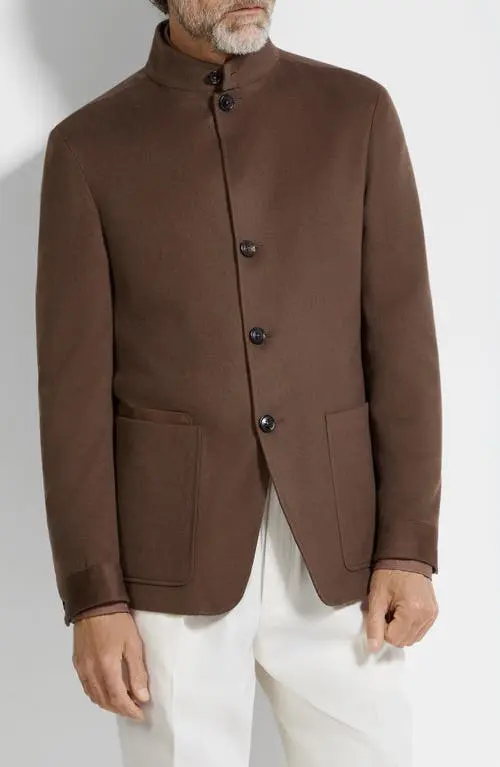 Zegna Oasi Cashmere Il Conte Jacket - Brown