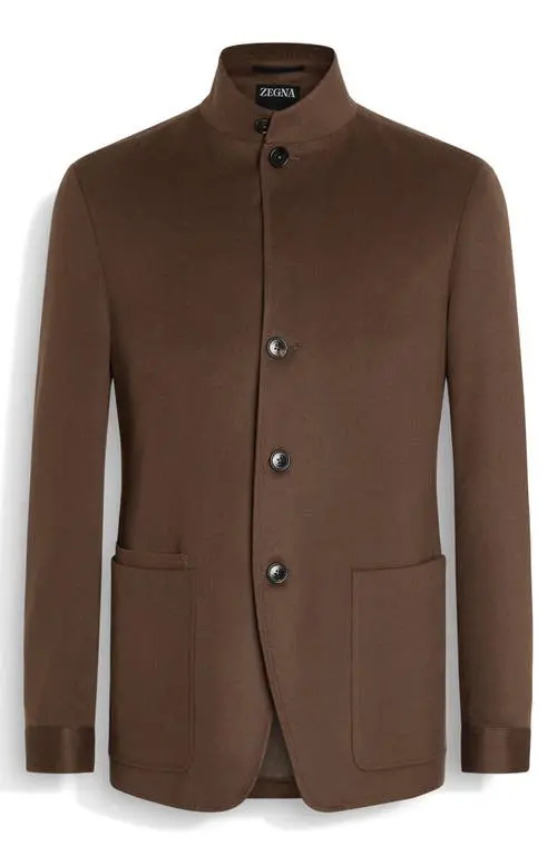 Zegna Oasi Cashmere Il Conte Jacket - Brown