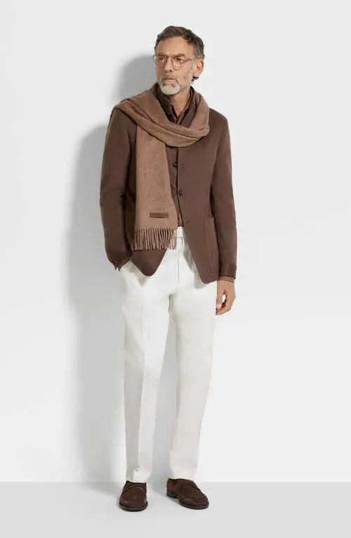 Zegna Oasi Cashmere Il Conte Jacket - Brown