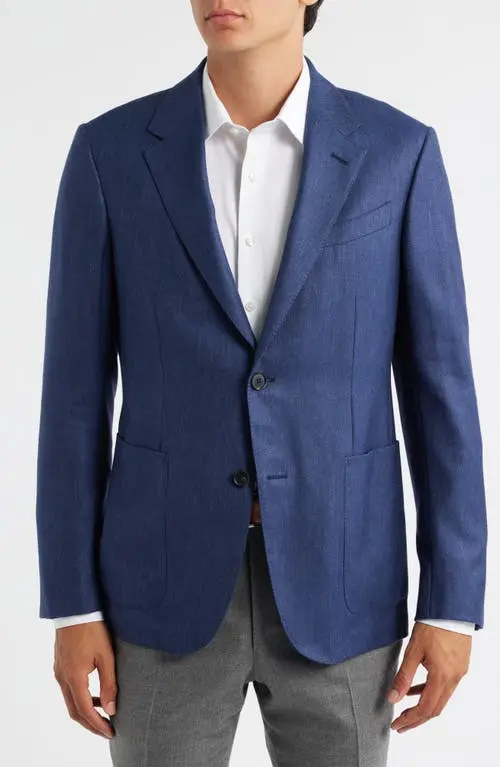 Zegna Cashmere-blend Sport Coat - Ink Blue
