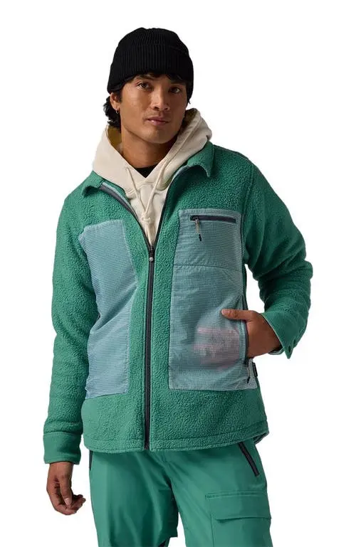 BACKCOUNTRY Wander Pile-fleece Shirt Jacket - Gearhead Green