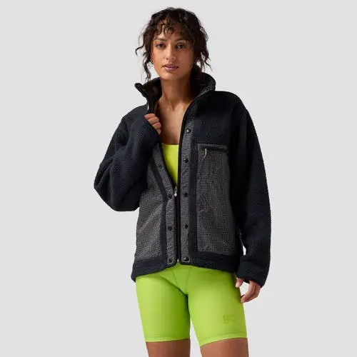 BACKCOUNTRY Wander Pile-fleece Jacket - Black