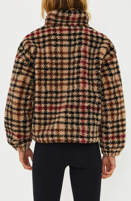Beach Riot Leona Fleece Half Zip Sweatshirt