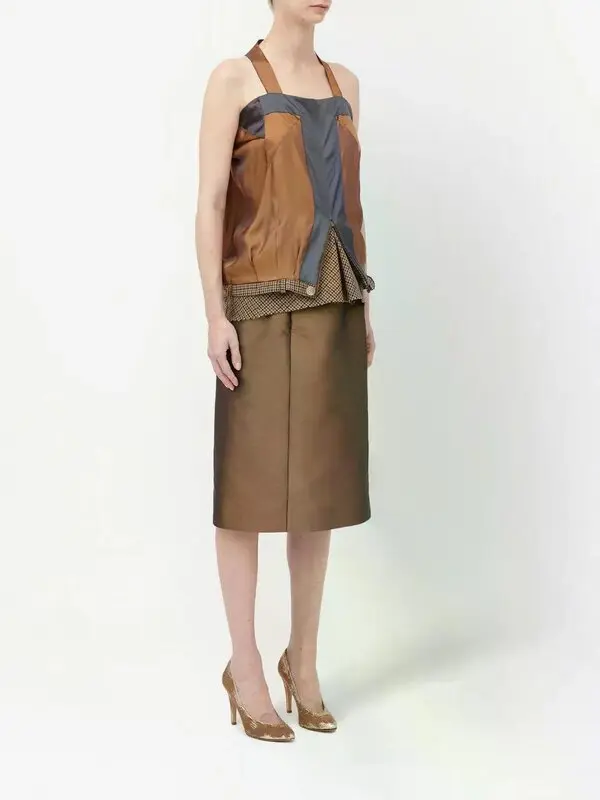 MAISON MARGIELA Décortiqué Houndstooth-pattern Top