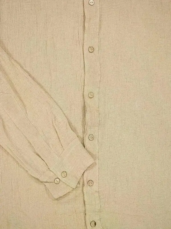 Spiritum Tulum Button-down Collar Long-sleeve Shirt - Neutrals