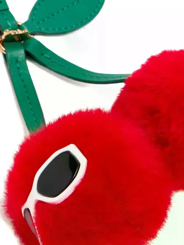 Versace Cherry-motif Bag Charm