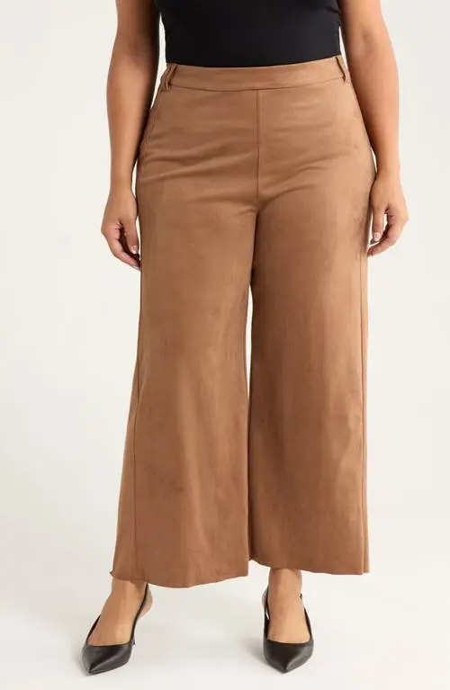 Lyssé Vionette Faux Suede Wide Leg Pants