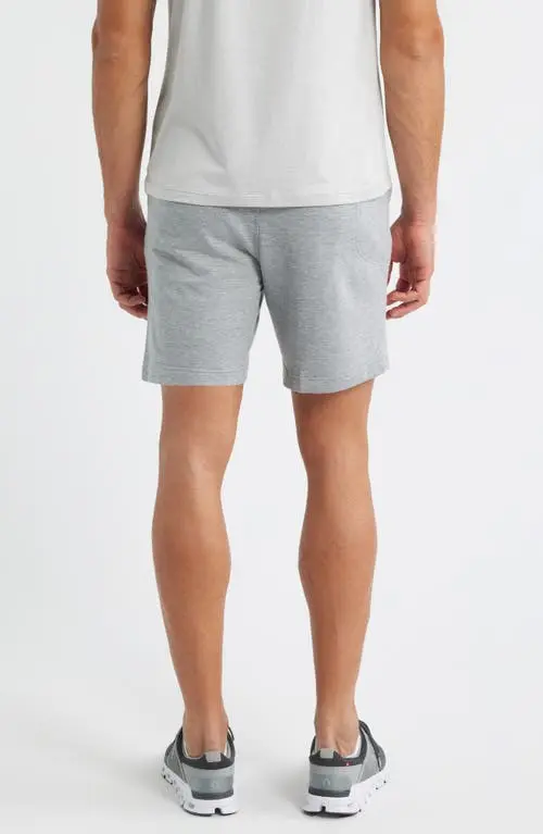 FREE FLY Lightweight Fleece Sweat Shorts - Heather Grey