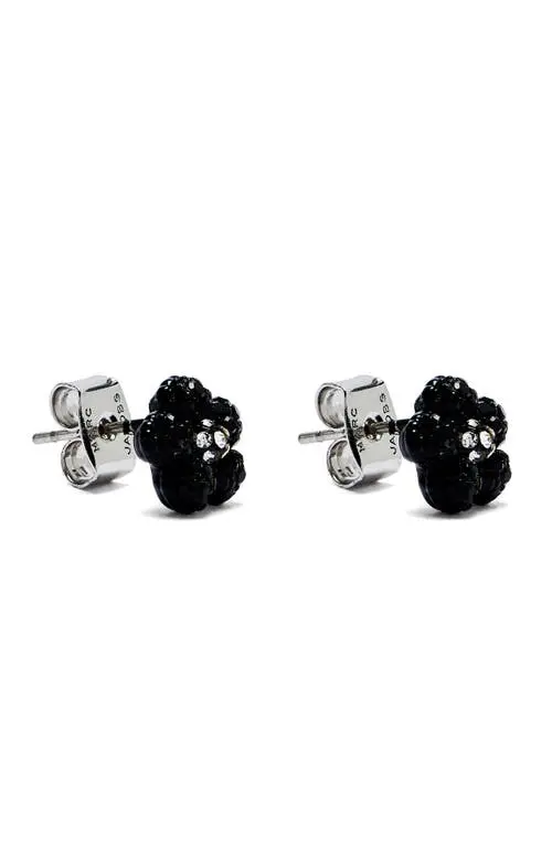 Marc Jacobs Daisy Pavé Micro Stud Earrings