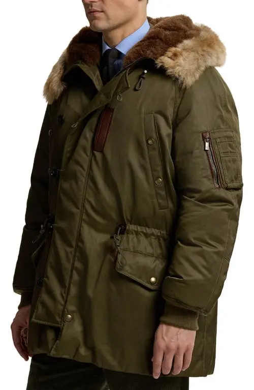 Ralph Lauren Purple Label Insulated Down Parka Jacket With