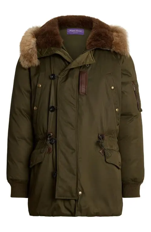 Ralph Lauren Purple Label Insulated Down Parka Jacket With