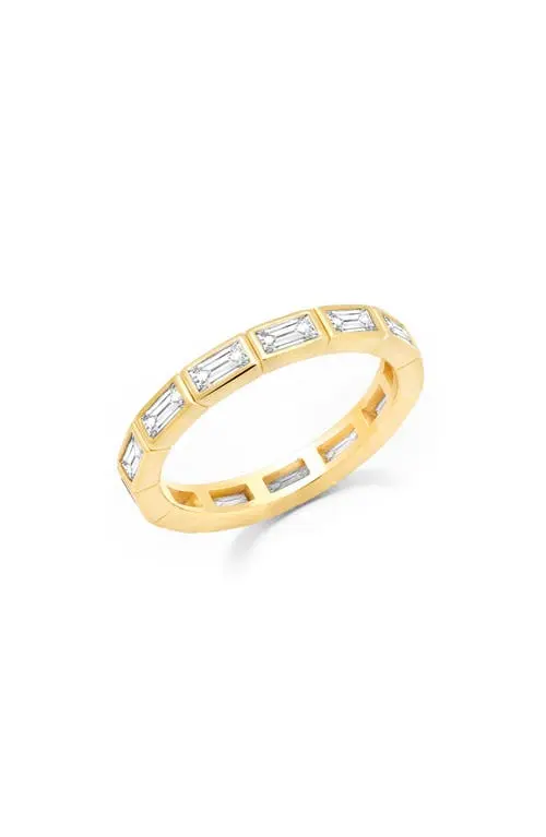 CRISLU Prism Ii Eternity Ring - 18kyg/clear Stone
