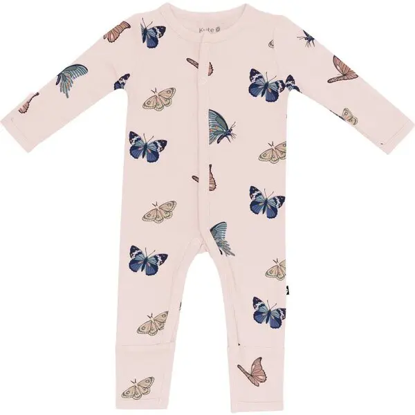 KYTE BABY Snap-up Romper - Blush Butterfly