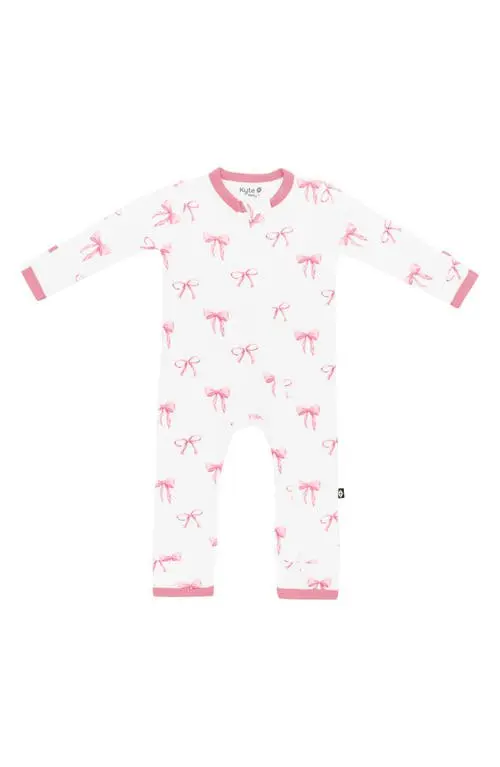 KYTE BABY Zip-up Romper - Bow
