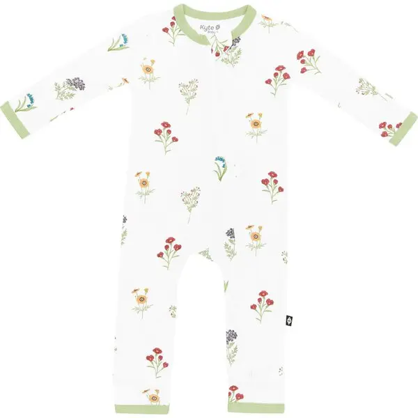 KYTE BABY Zip-up Romper - Wildflower