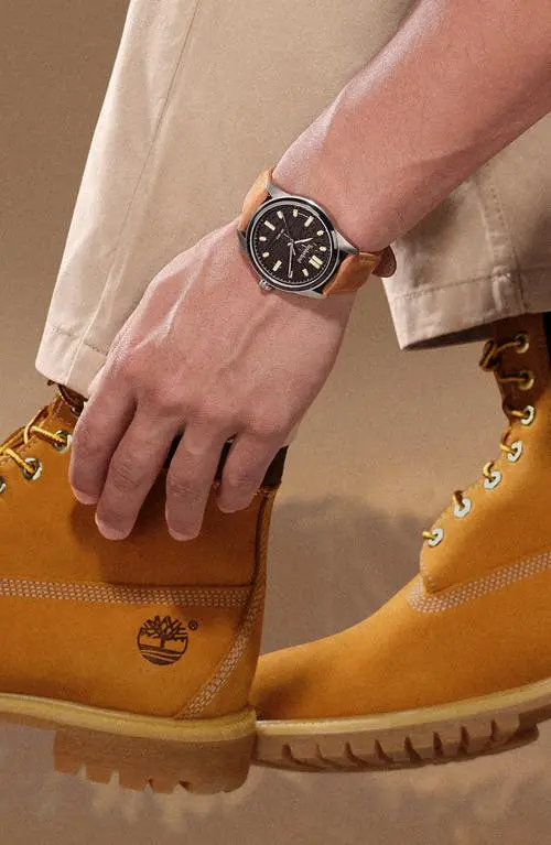 Timberland Northbridge Leather Strap Watch