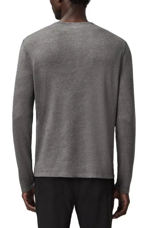 John Varvatos Klaus Burnout Rib Henley