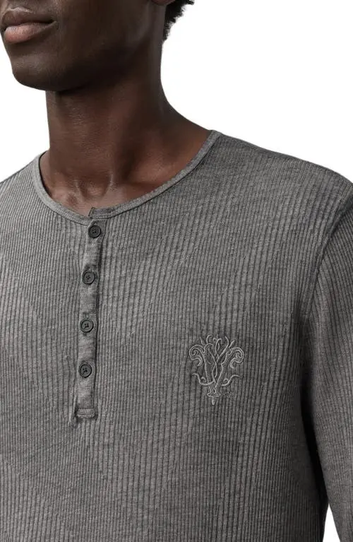 John Varvatos Klaus Burnout Rib Henley