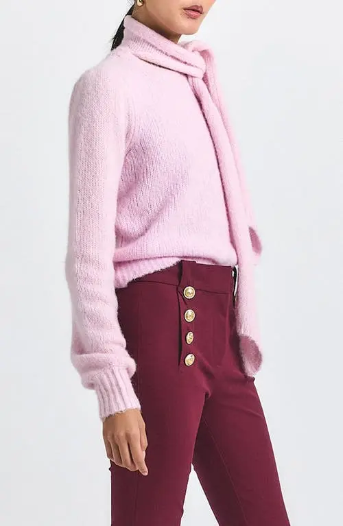 Derek Lam 10 Crosby Leilani Crewneck Sweater & Scarf Set