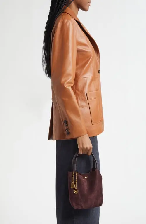 Chloé Small Spin Suede Crossbody Tote