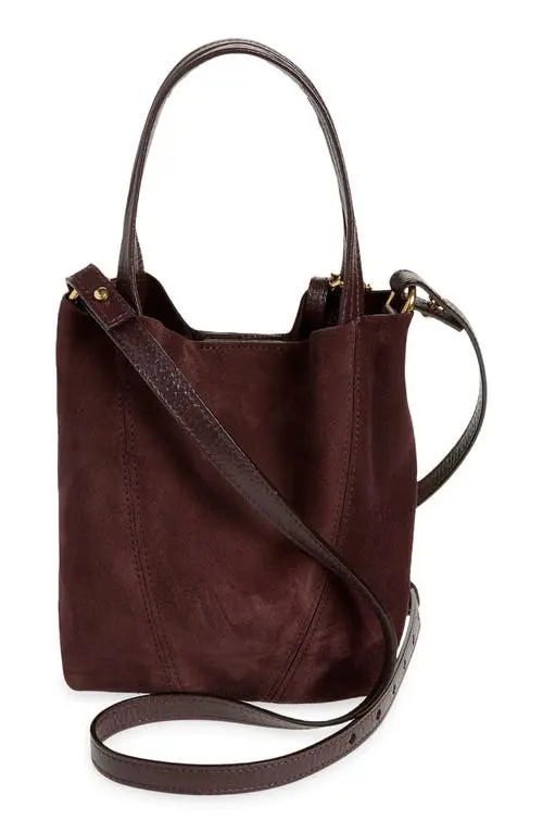 Chloé Small Spin Suede Crossbody Tote
